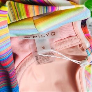 Pilyq | Swim | Pilyq Sunset Striped Bikini Top | Poshmark